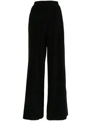 GROUND ZERO Velvet Wide-leg Trousers