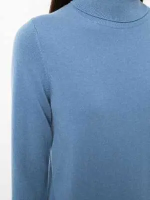 N.peal Roll Neck Jumper - Blue
