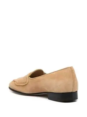 EDHEN MILANO Crystal Buckle Loafers