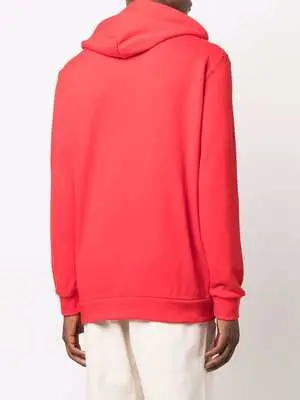 Adidas Logo-print Hoodie - Red