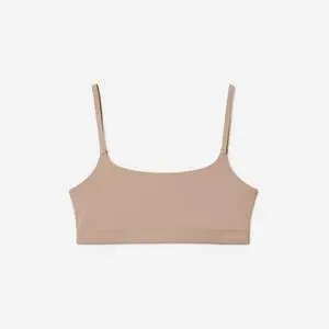 Everlane Invisible Square-neck Bralette - Light Tan