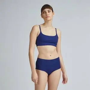 Everlane Invisible Square-Neck Bralette Navy