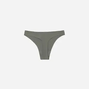 Everlane Invisible Thong Pewter Green