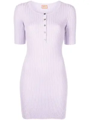 Lhd Samphire Knitted Dress - Purple