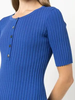 Lhd Samphire Knitted Dress - Blue