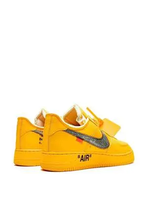 Nike X Off White Air Force 1 Low Sneakers - Yellow
