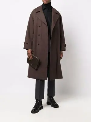 Auralee Double-breasted Wool Coat