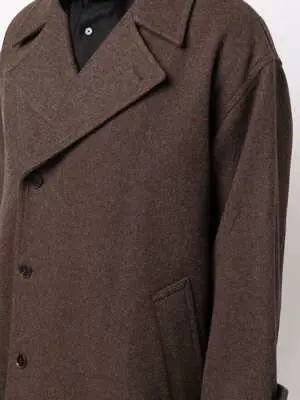 Auralee Double-breasted Wool Coat