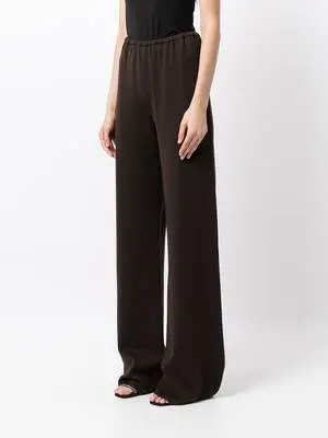 16Arlington Mandrake Wide-leg Wool Trousers