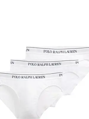 Polo Ralph Lauren Logo Waistband Briefs - White