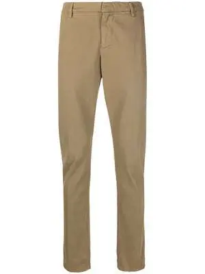 DONDUP Jetted-pocket Cotton Chinos - Neutrals