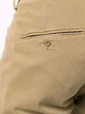 DONDUP Jetted-pocket Cotton Chinos - Neutrals