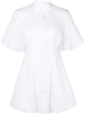 Simkhai Cleo Puffball Shirtdress