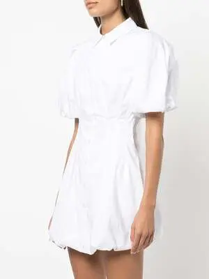 Simkhai Cleo Puffball Shirtdress