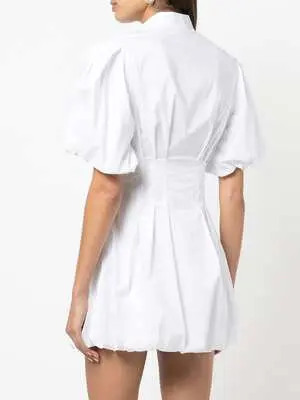 Simkhai Cleo Puffball Shirtdress