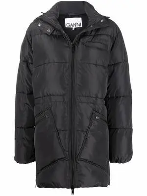 GANNI Oversize Midi Puffer Jacket