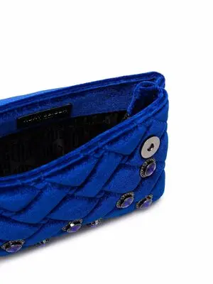 Kurt Geiger Mini Kensington Velvet Shoulder Bag