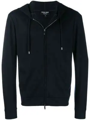 Giorgio Armani Zip-up Wool Lightweight Jacket