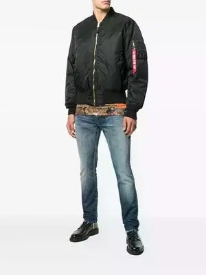 Alpha Industries Loose Fit Bomber Jacket - Black
