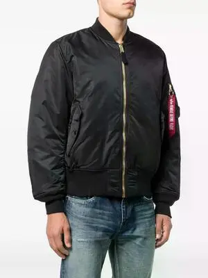 Alpha Industries Loose Fit Bomber Jacket - Black