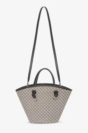ANINE BING Mini Taylin Tote Monogram Print