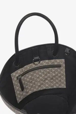 ANINE BING Mini Taylin Tote Monogram Print