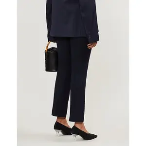 JOSEPH Coleman Stretch-gabardine Trousers - Navy