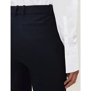 JOSEPH Coleman Stretch-gabardine Trousers - Navy