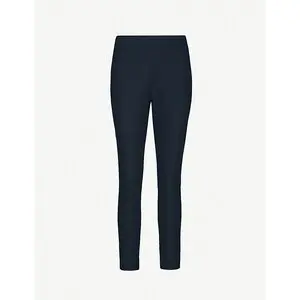 Whistles Stretch-cotton Trousers - Navy