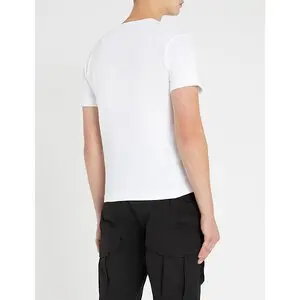 Play Comme Des Garcon Logo-print Cotton-jersey T-shirt
