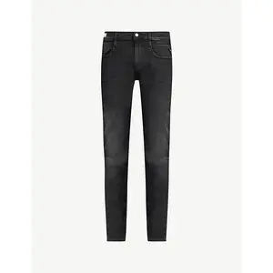 REPLAY Anbass Hyperflex Slim Stretch-denim Jeans - Black