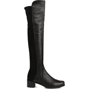STUART WEITZMAN Reserve Stretch-back Leather Boots