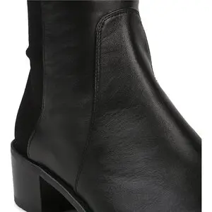 STUART WEITZMAN Reserve Stretch-back Leather Boots
