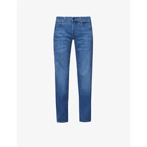 7 For All Mankind Regular-fit Straight-leg Stretch-denim Jeans