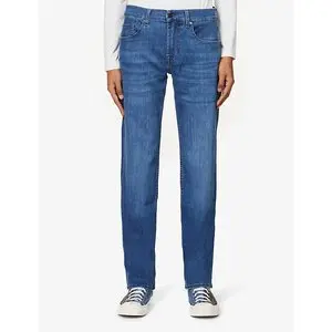 7 For All Mankind Regular-fit Straight-leg Stretch-denim Jeans