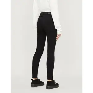 Paige Margot Ultra-skinny High-rise Jeans - Black Shadow