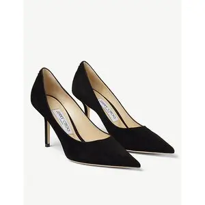 JIMMY CHOO Love Pointed-toe Suede Heels