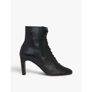 Whistles Dahlia Leather Lace-up Boots