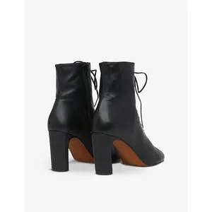 Whistles Dahlia Leather Lace-up Boots