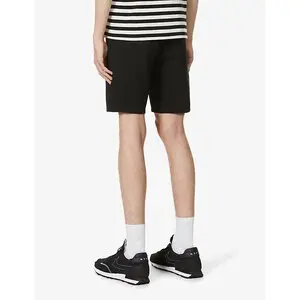 Paige Rickson Mid-rise Stretch-woven Shorts - Black