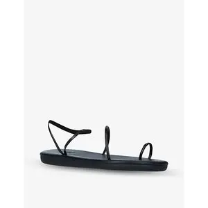 ANCIENT GREEK SANDALS Kansiz Faux-leather Sandals - Black