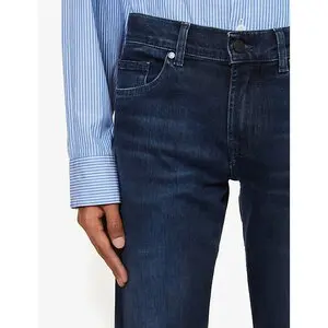 7 For All Mankind Regular-fit Straight-leg Stretch-denim Jeans