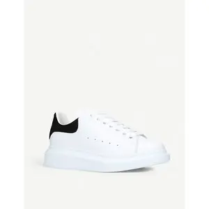 Alexander McQueen Runway Leather Trainers - White/blk