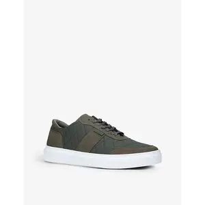 Barbour Liddesdale Quilted Shell And Woven Low-top Trainers