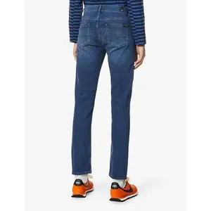 7 For All Mankind Slimmy Tapered Luxe Performance Plus Slim Jeans - Mid Blue