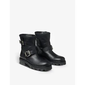 JIMMY CHOO Youth Ii Leather Ankle Boots