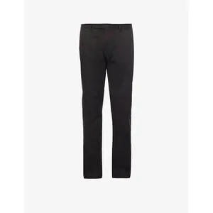 Polo Ralph Lauren Belted Tapered Stretch Slim-fit Stretch-cotton Chino Trousers - Polo Black