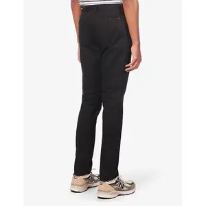 Polo Ralph Lauren Belted Tapered Stretch Slim-fit Stretch-cotton Chino Trousers - Polo Black