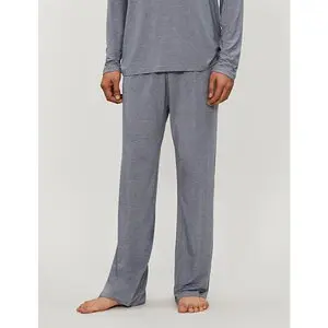 Derek Rose Marlowe Stretch-modal Pyjama Bottoms L Grey