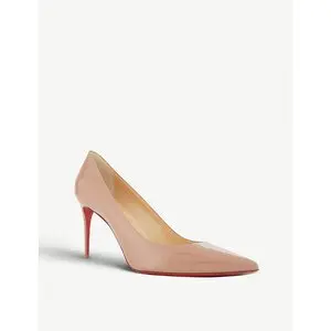 CHRISTIAN LOUBOUTIN Kate 85 Patent Leather Courts - Nude
